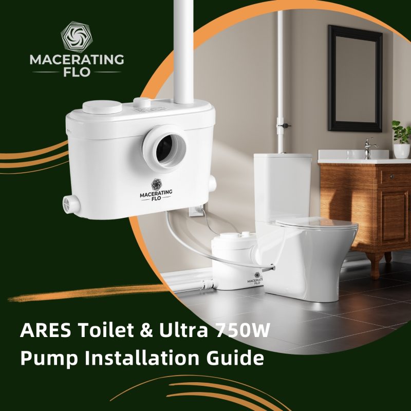 MaceratingFlo ARES 750W Macerating Toilet