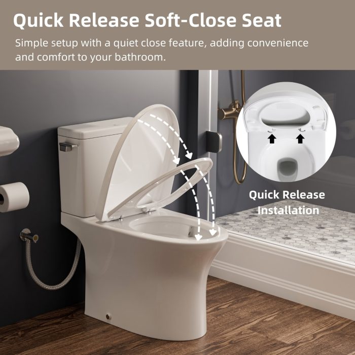 MaceratingFlo R5 Rear-Outlet Toilet Two-Piece Elongated Bowl