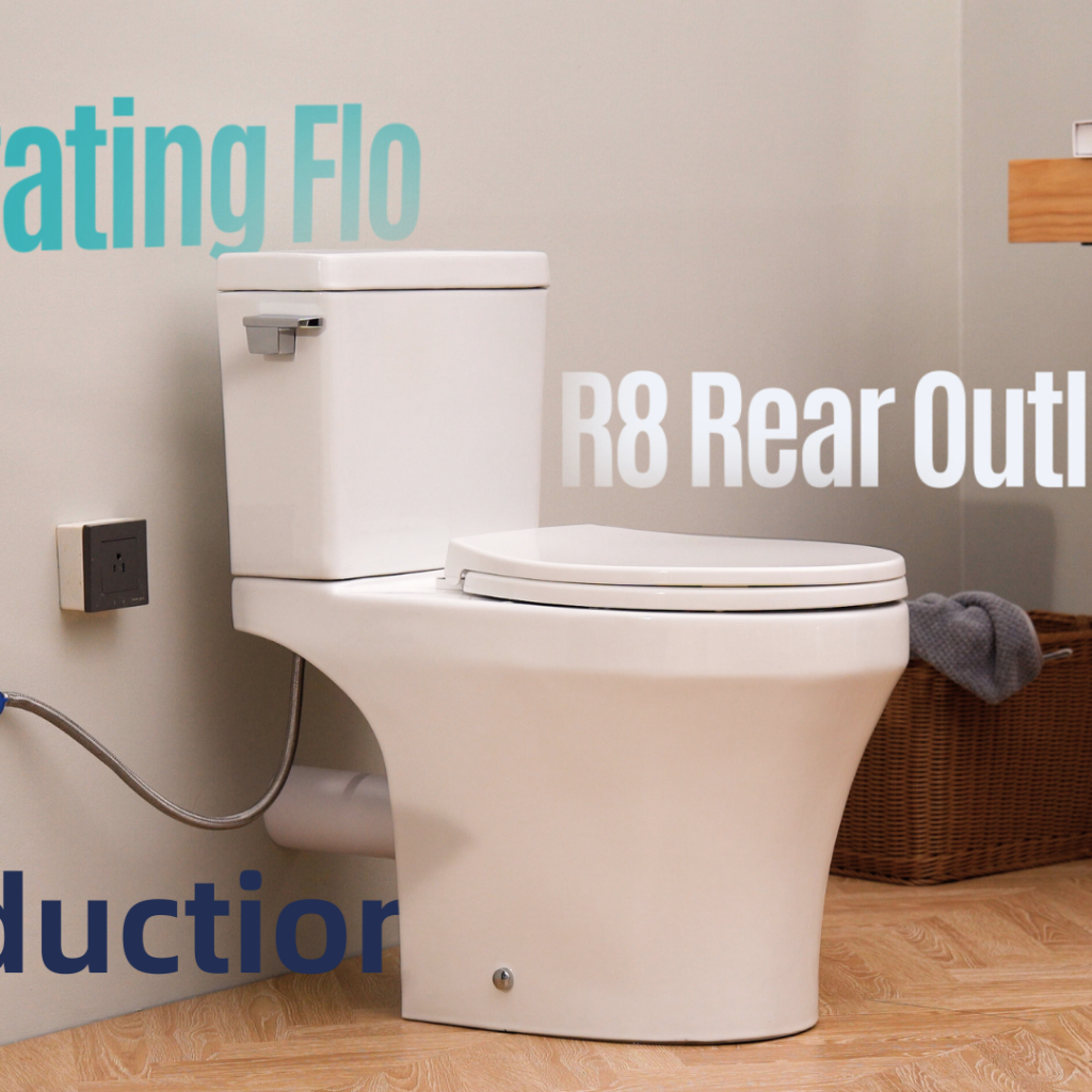 MaceratingFlo Rear Discharge Two-Piece Toilet